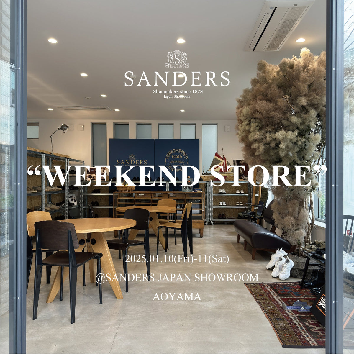 SANDERS " WEEKEND STORE" in AOYAMA (1/10-/11) 開催!!! – SANDERS.JP ...